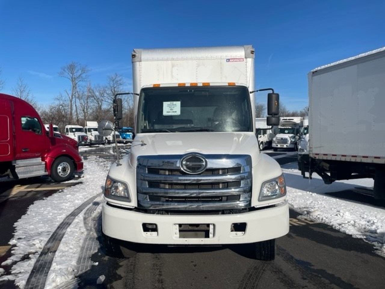 2017 HINO 338 BOX VAN TRUCK FOR SALE #4646