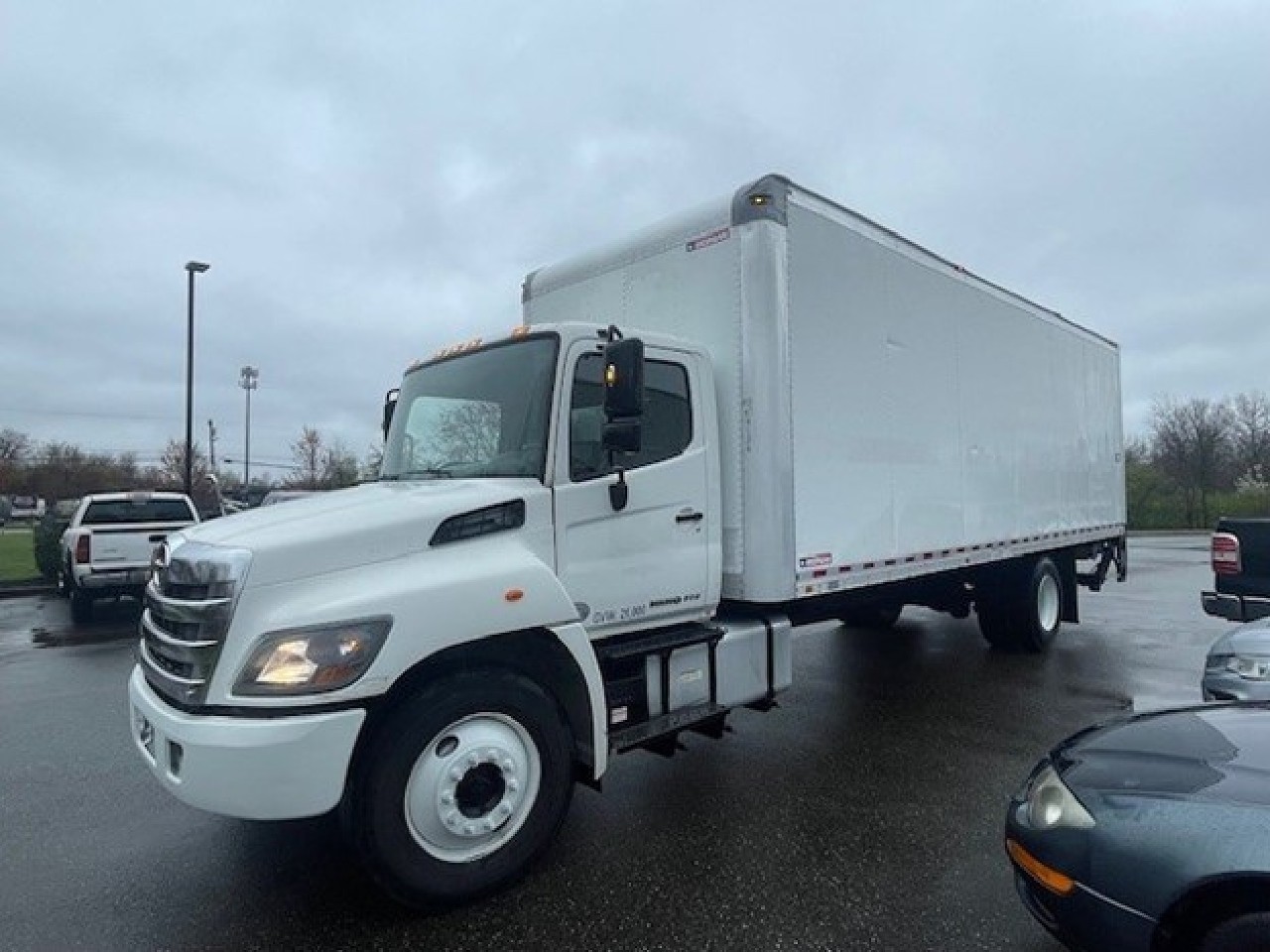 2017 HINO 268A BOX VAN TRUCK FOR SALE #4685