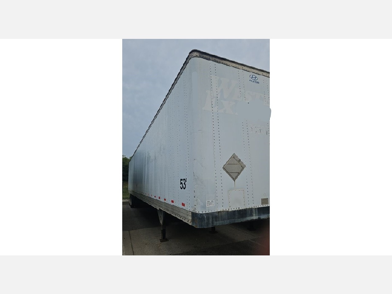 2007 HYUNDAI 53X102 VAN TRAILER FOR SALE #18810
