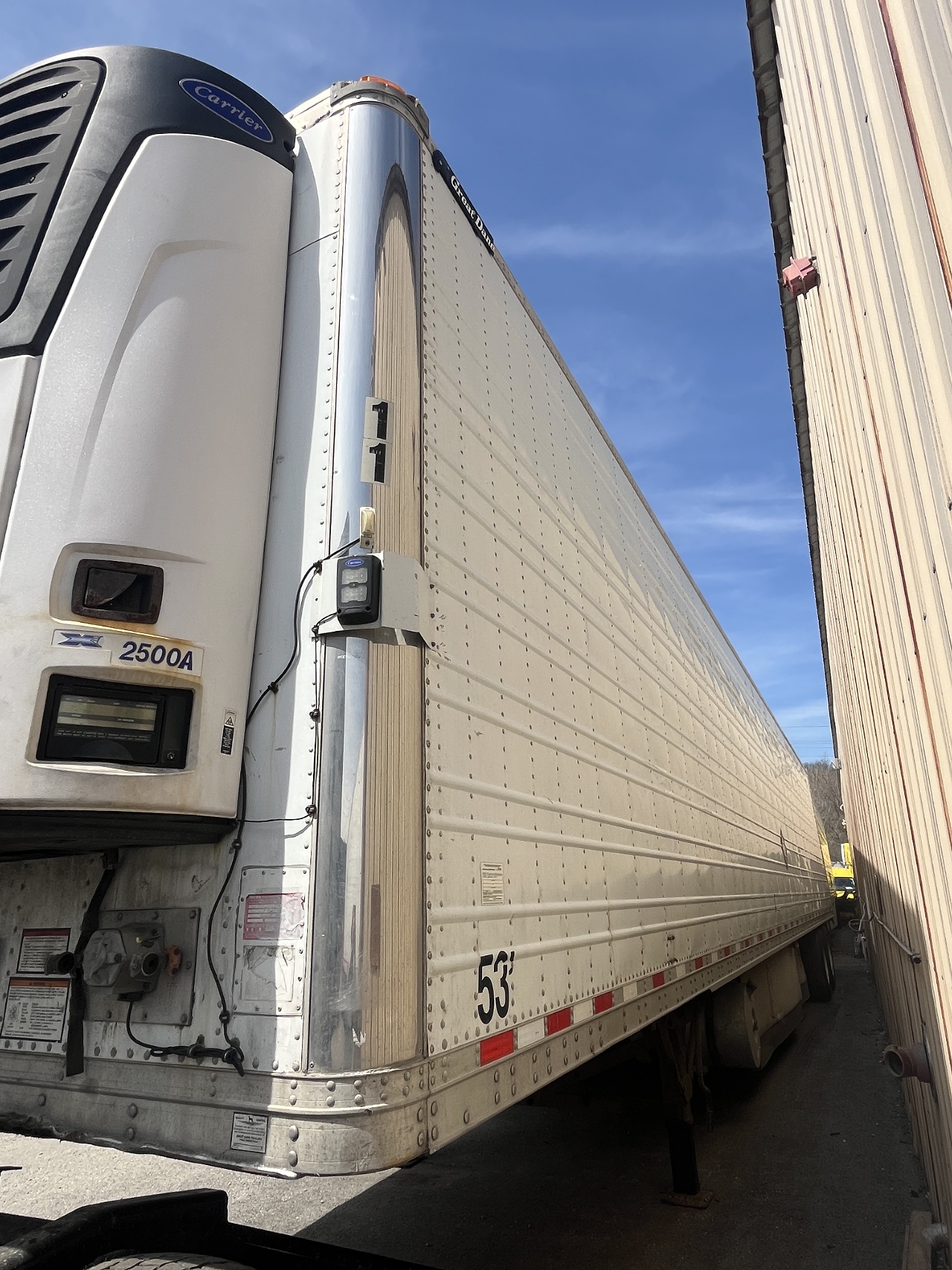 2011 GREAT DANE REEFER 53' SWING DOOR REEFER TRAILER FOR SALE #20958