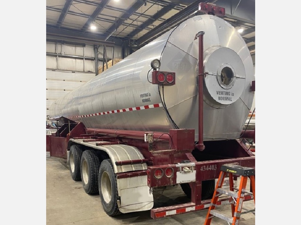 2008 MAXFIELD 6500GAL FOOD GRADE READY CO2 GAS TANK TRAILER FOR SALE #2863