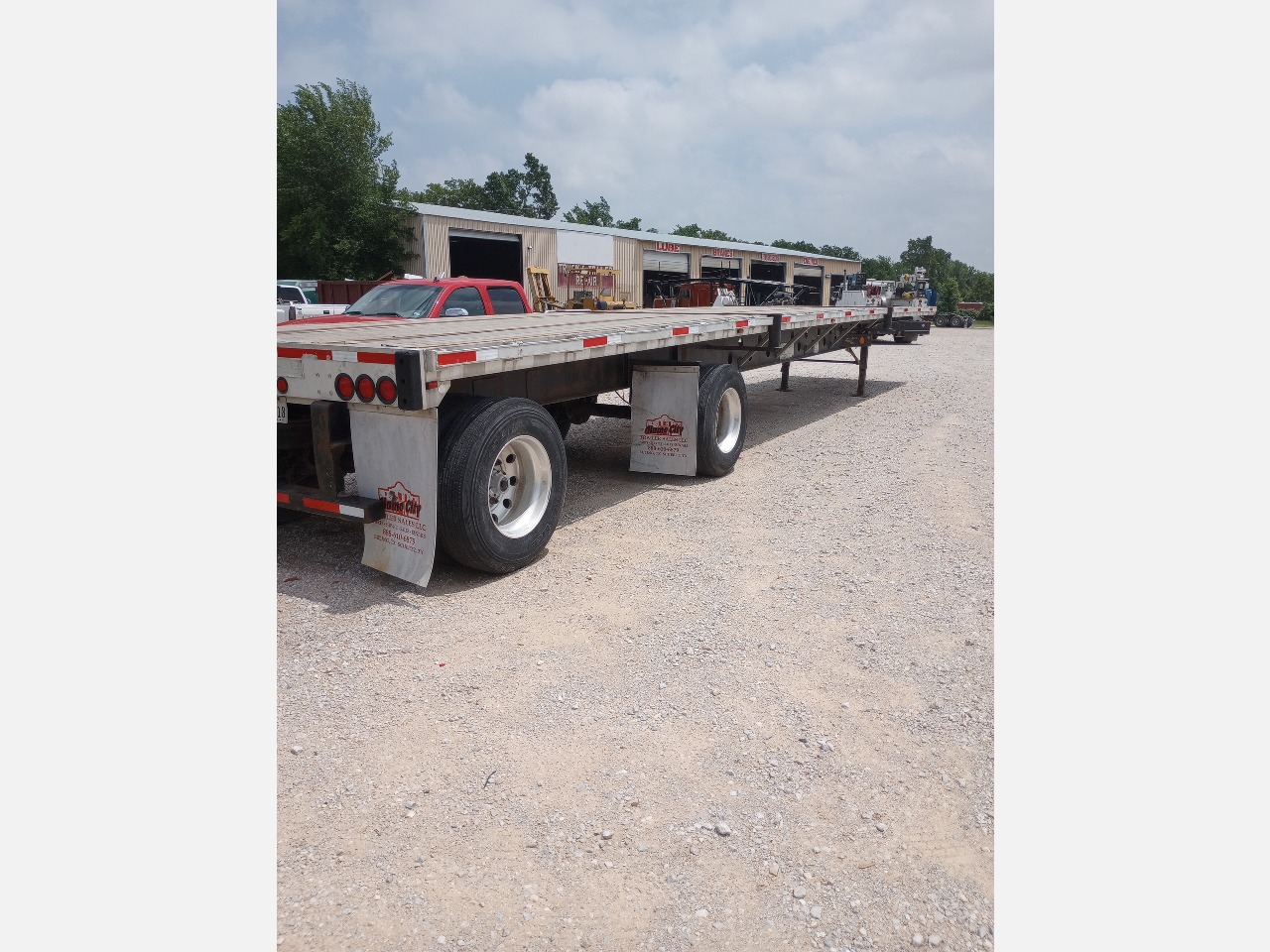1999 TRANSCRAFT 48X96 FLATBED TRAILER FOR SALE #3165
