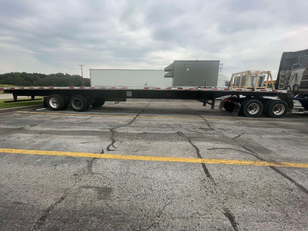 2017 TRANSCRAFT 53' FLATBED TRAILER FOR SALE #3317