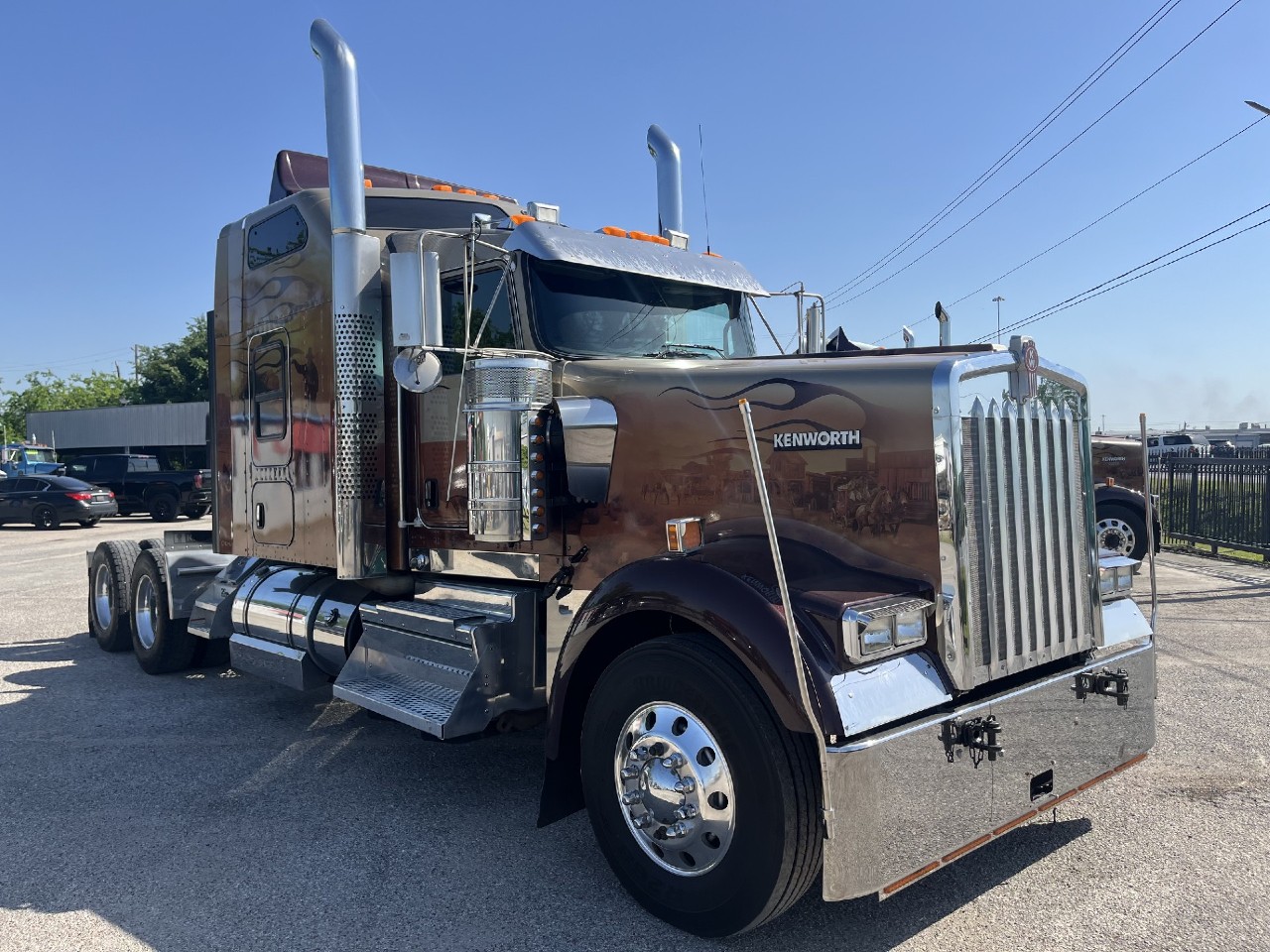 2018 KENWORTH W900 STUDIO PACKAGE TANDEM AXLE SLEEPER FOR SALE #1036