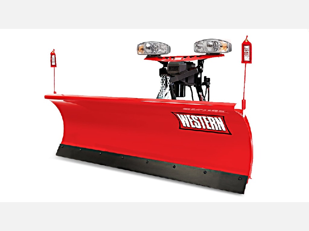 WESTERN 7'6" PRO POLY SNOW PLOW FOR SALE #1054