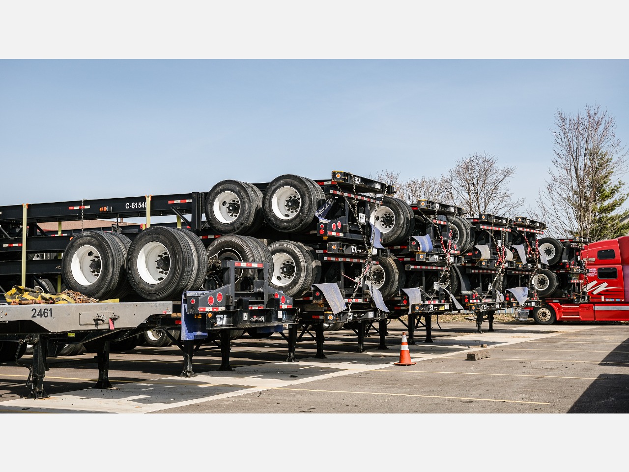 2023 DELUCIO USA CONTAINER CHASSIS CONTAINER TRAILER FOR SALE #1005