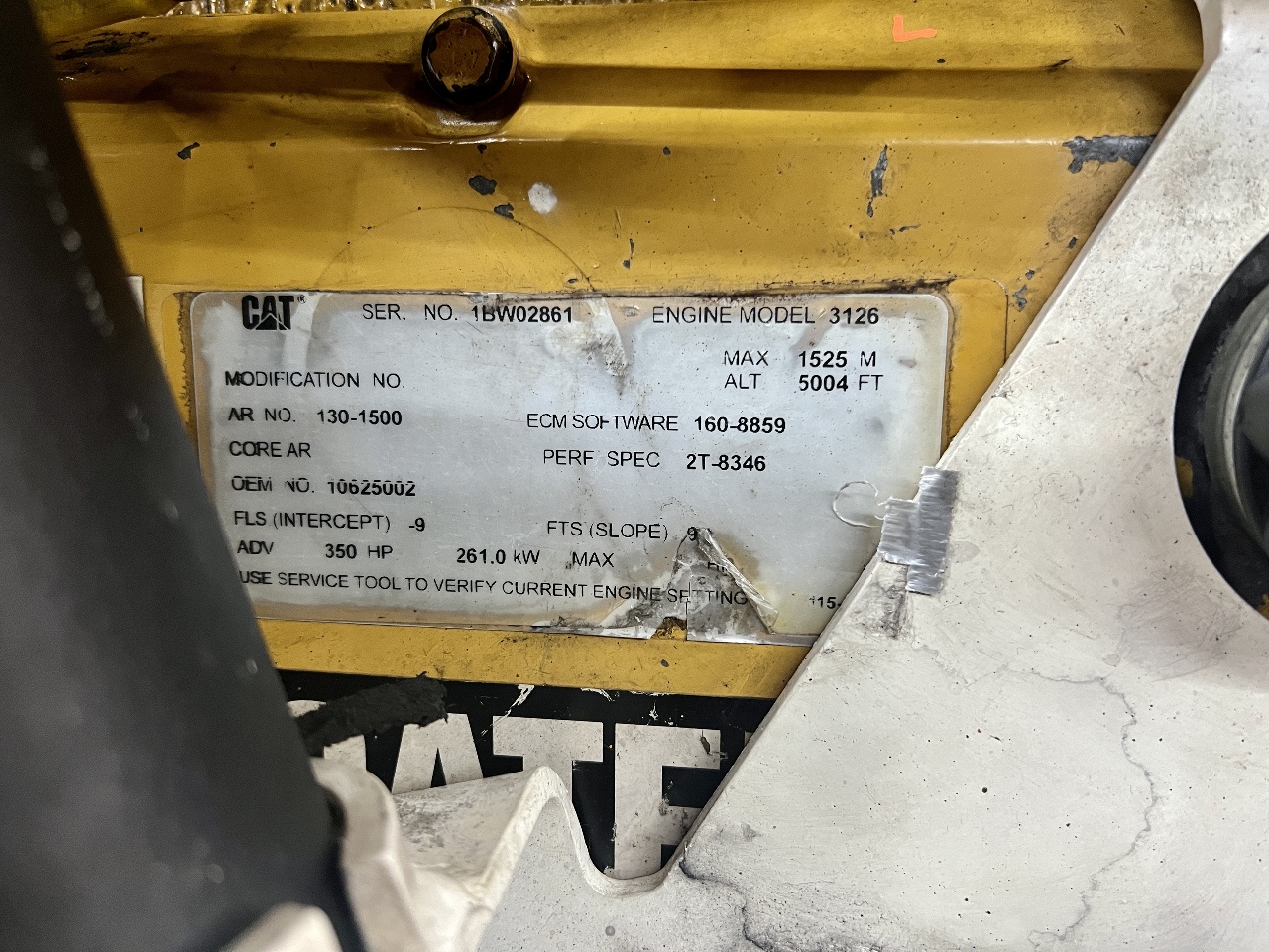 CAT 3126 TRUCK ENGINE FOR SALE #3207