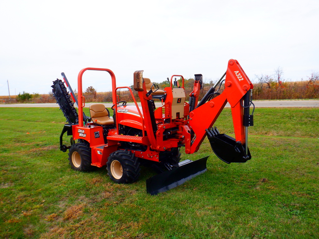Used Ride-On Trencher - Vibratory Plow Equipment for Sale