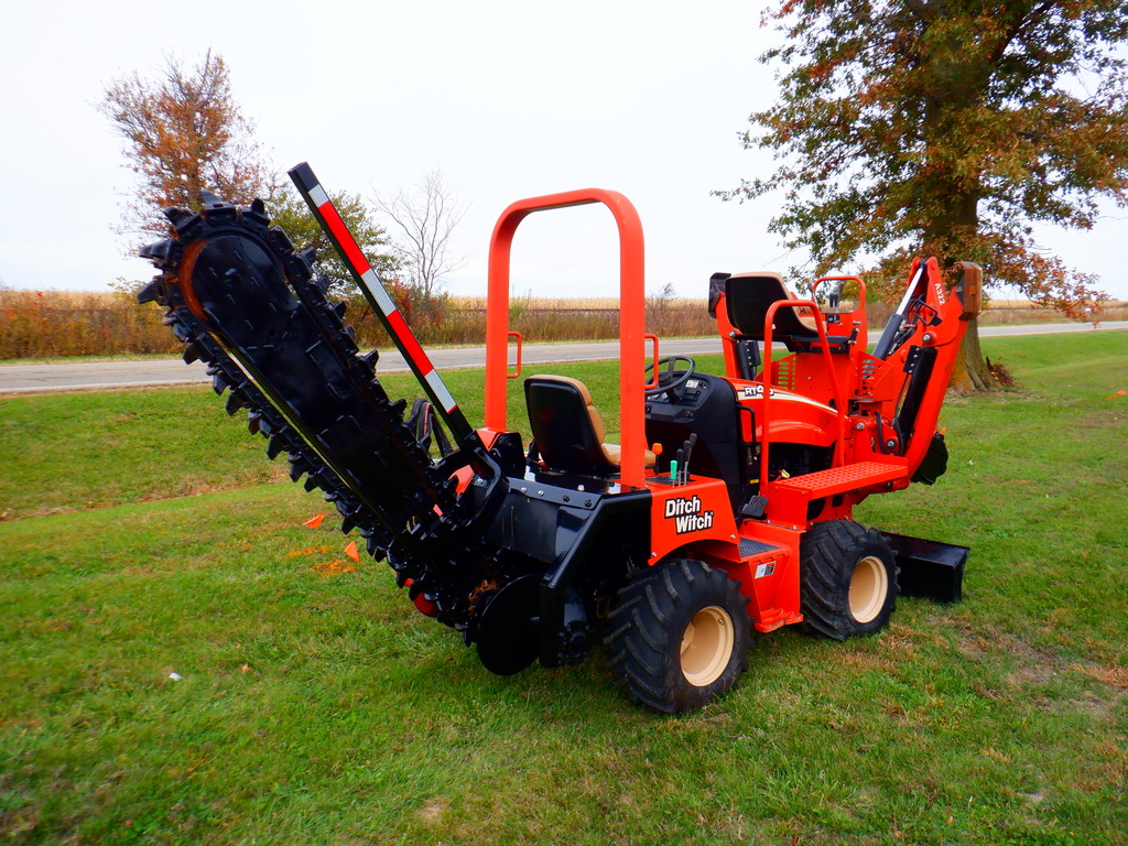 Used Ride-On Trencher - Vibratory Plow Equipment for Sale