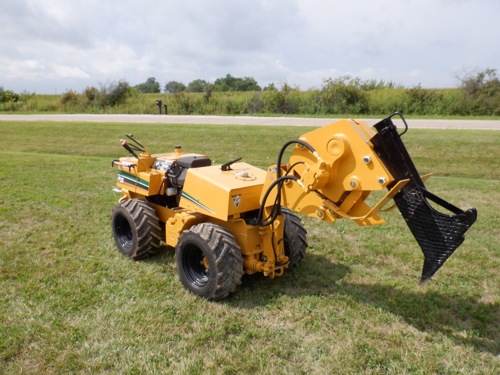 Used Walk-Beside Trencher - Vibratory Plow Equipment for Sale