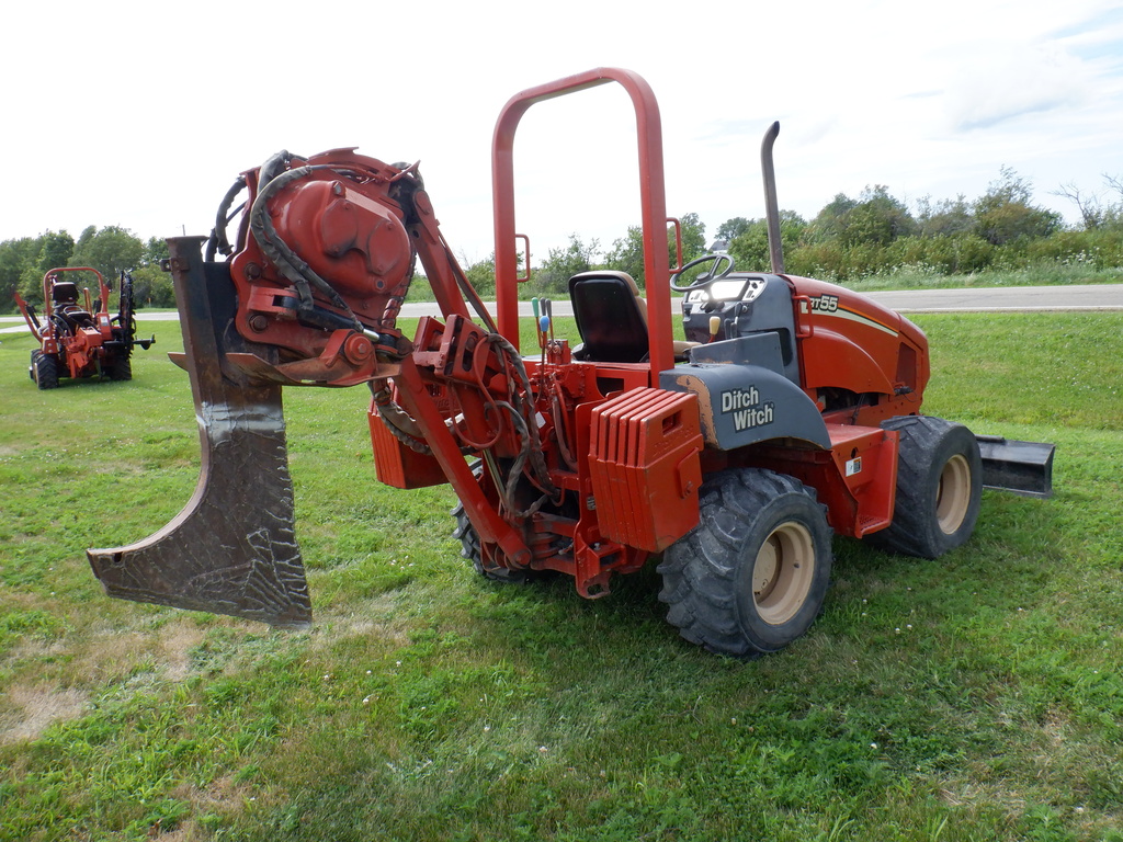 Used Ride-On Trencher - Vibratory Plow Equipment for Sale