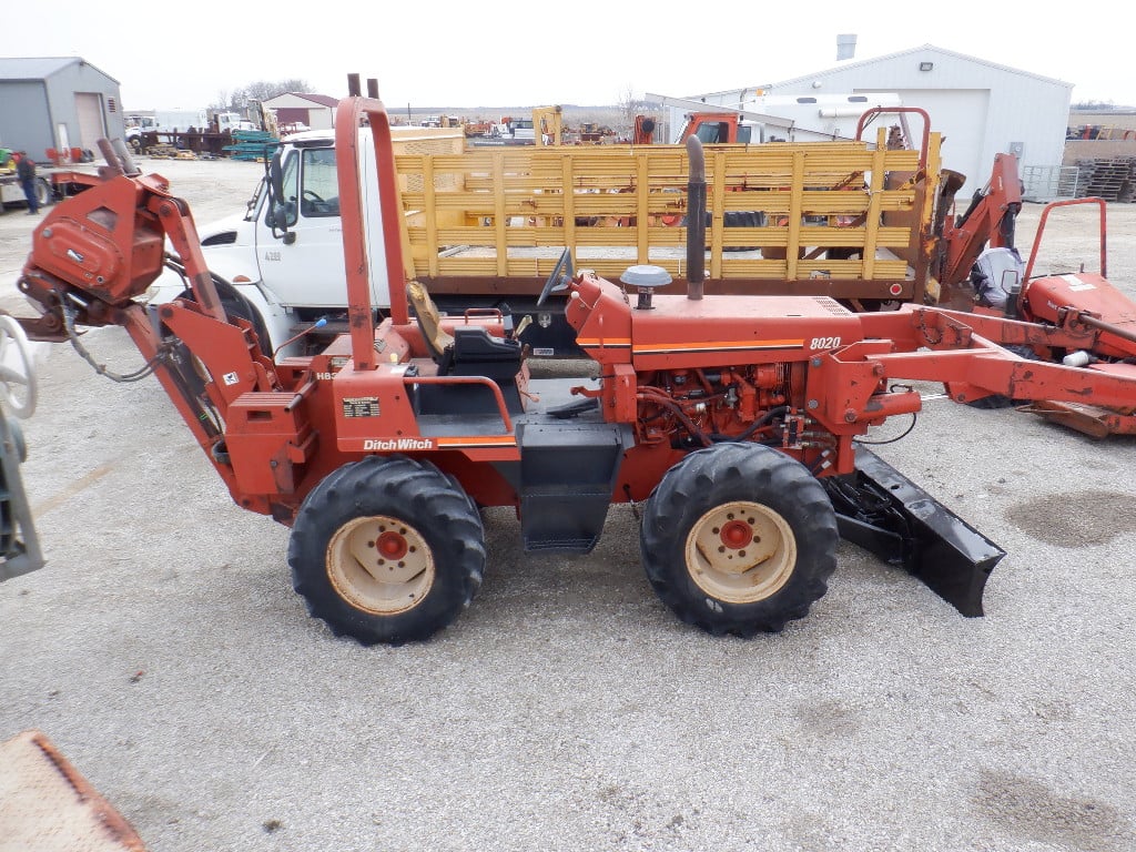 Used Ride-On Trencher - Vibratory Plow Equipment for Sale