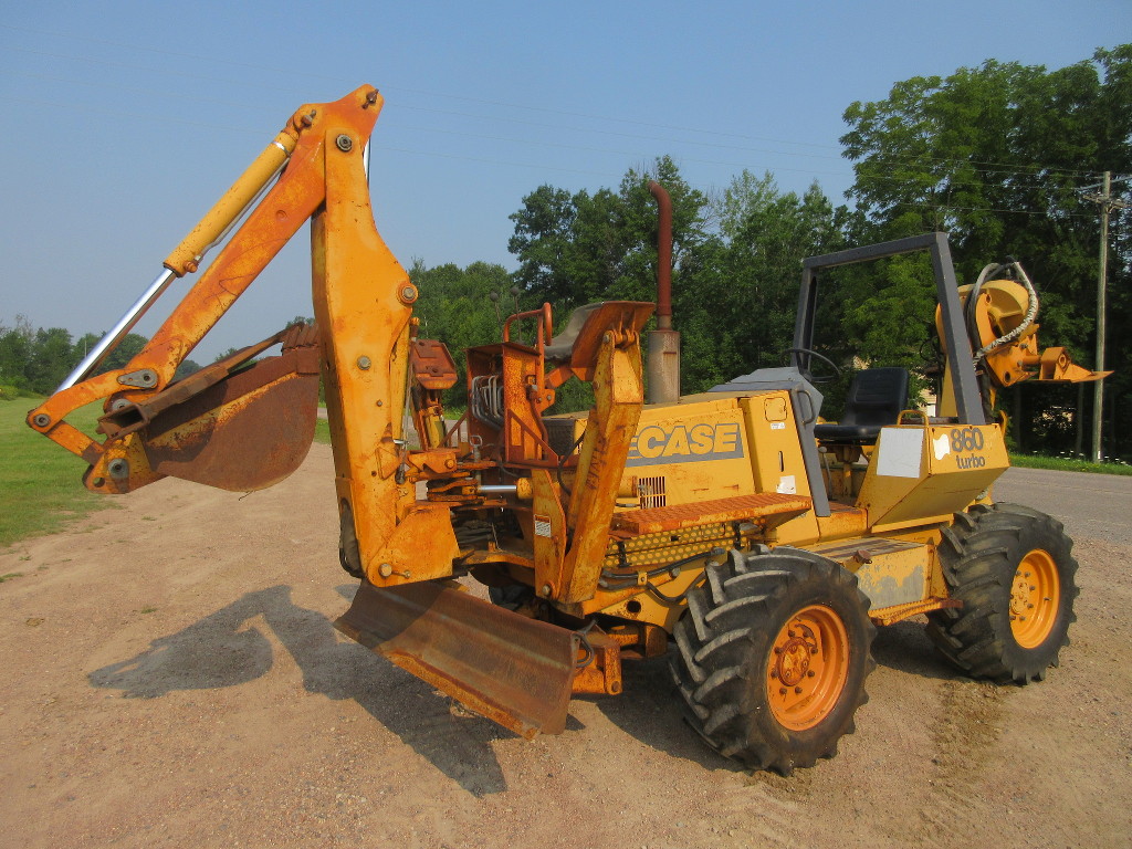 1993 CASE 860 TURBO TRENCHER FOR SALE #1276