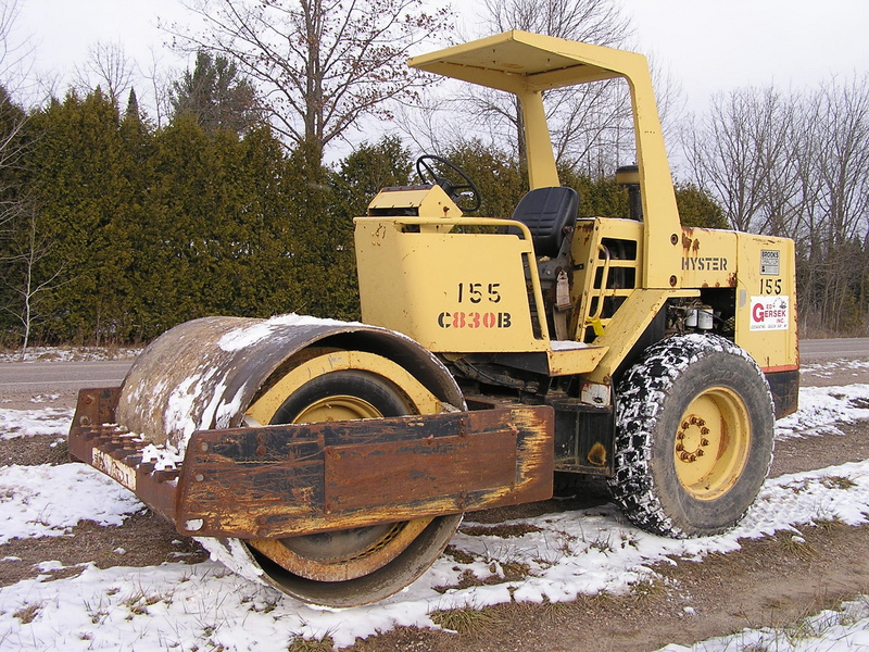 HYSTER C830B DRUM / ROLLER COMPACTOR FOR SALE #1639