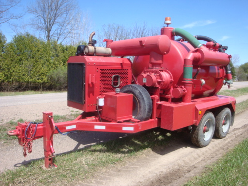 1998 JAYS VERSAVAC VACUUM TANKER TRAILER FOR SALE #2038