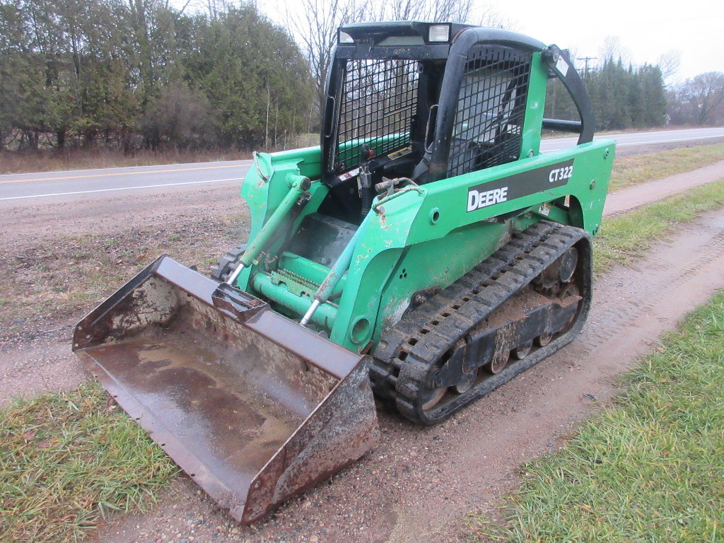 JOHN DEERE CT322 SKID STEER CRAWLER FOR SALE #3036