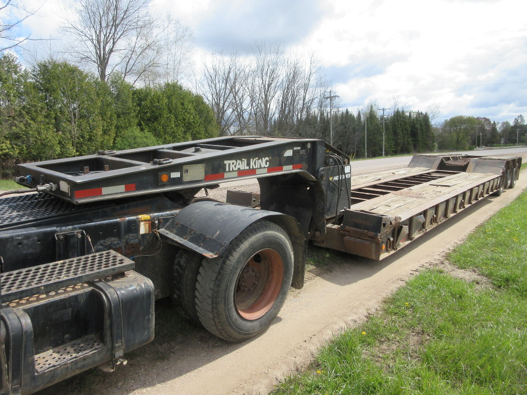 1990 TRAIL KING TK100HDG-483 LOWBOY TRAILER FOR SALE #3165