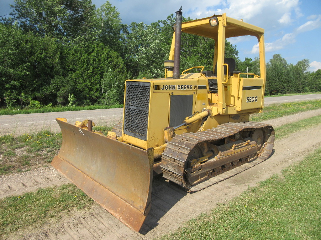 1991 JOHN DEERE 550G CRAWLER DOZER FOR SALE #3281