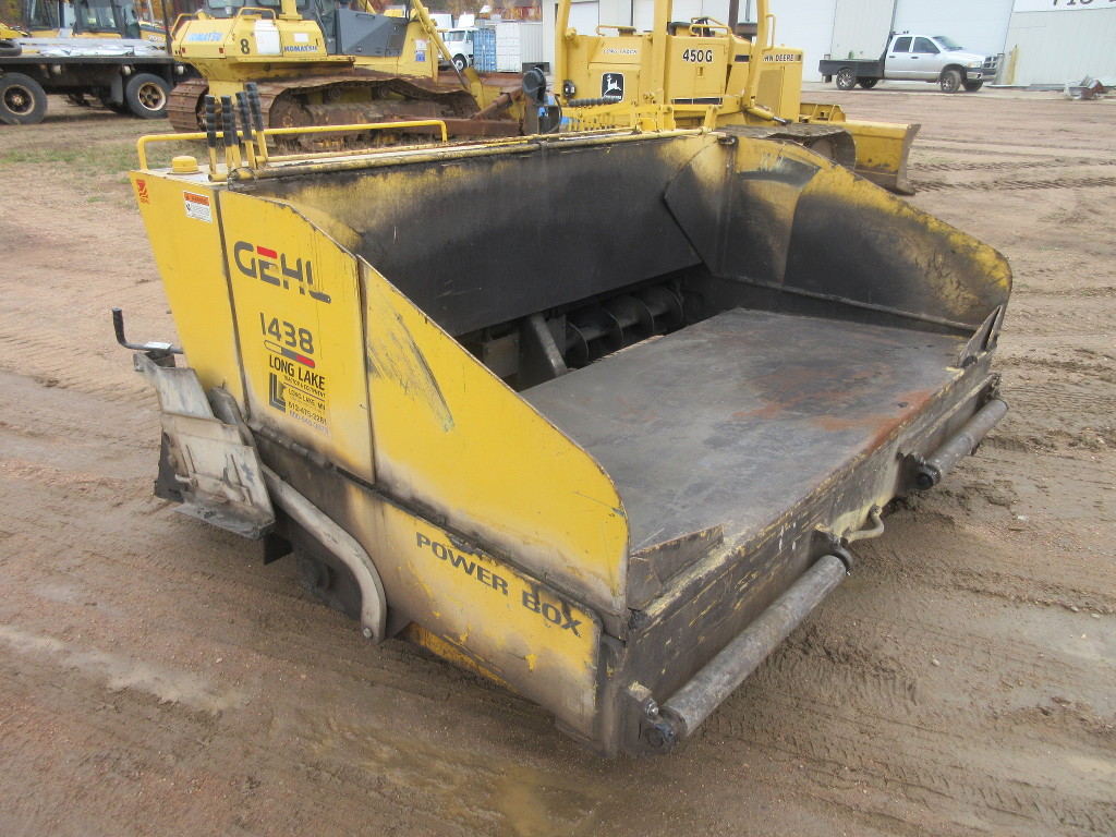 GEHL 1438 POWER BOX ASPHALT PAVER FOR SALE #3366