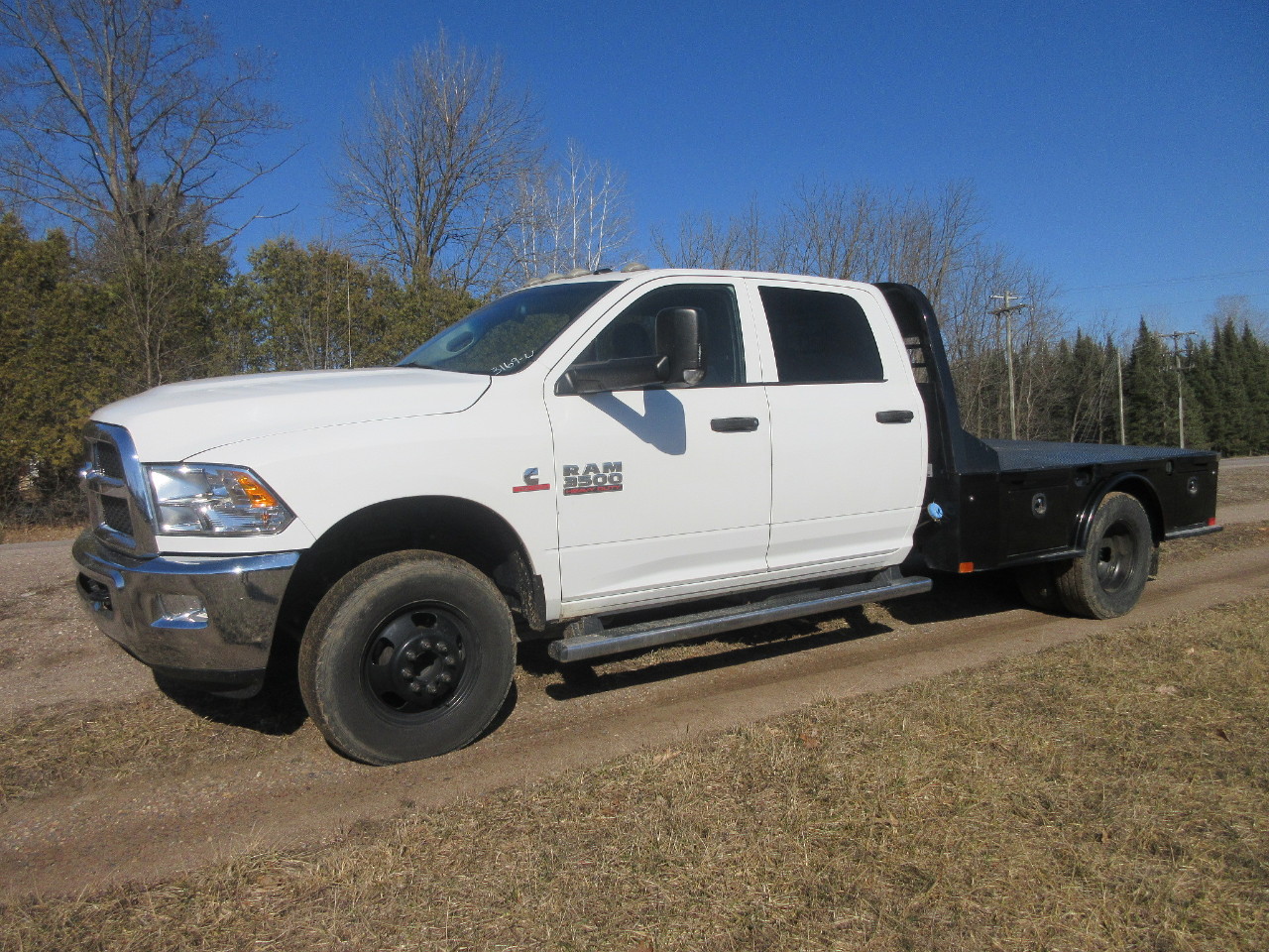 2015 RAM 3500HD FLATBED TRUCK FOR SALE #3684