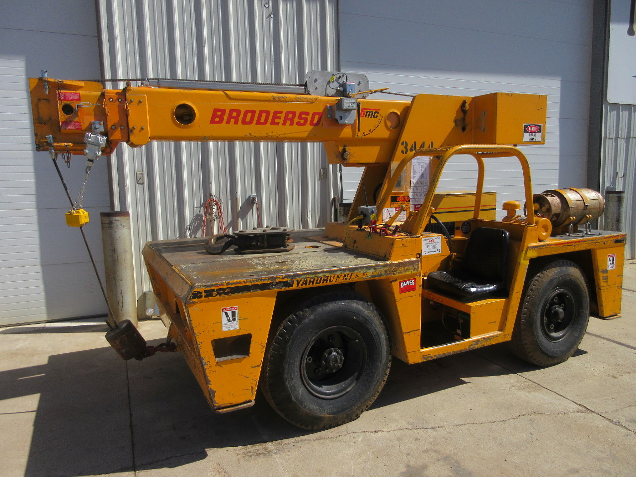 1988 BRODERSON IC801B (YARD RUNNER) YARD / CARRY DECK CRANE FOR SALE #3707