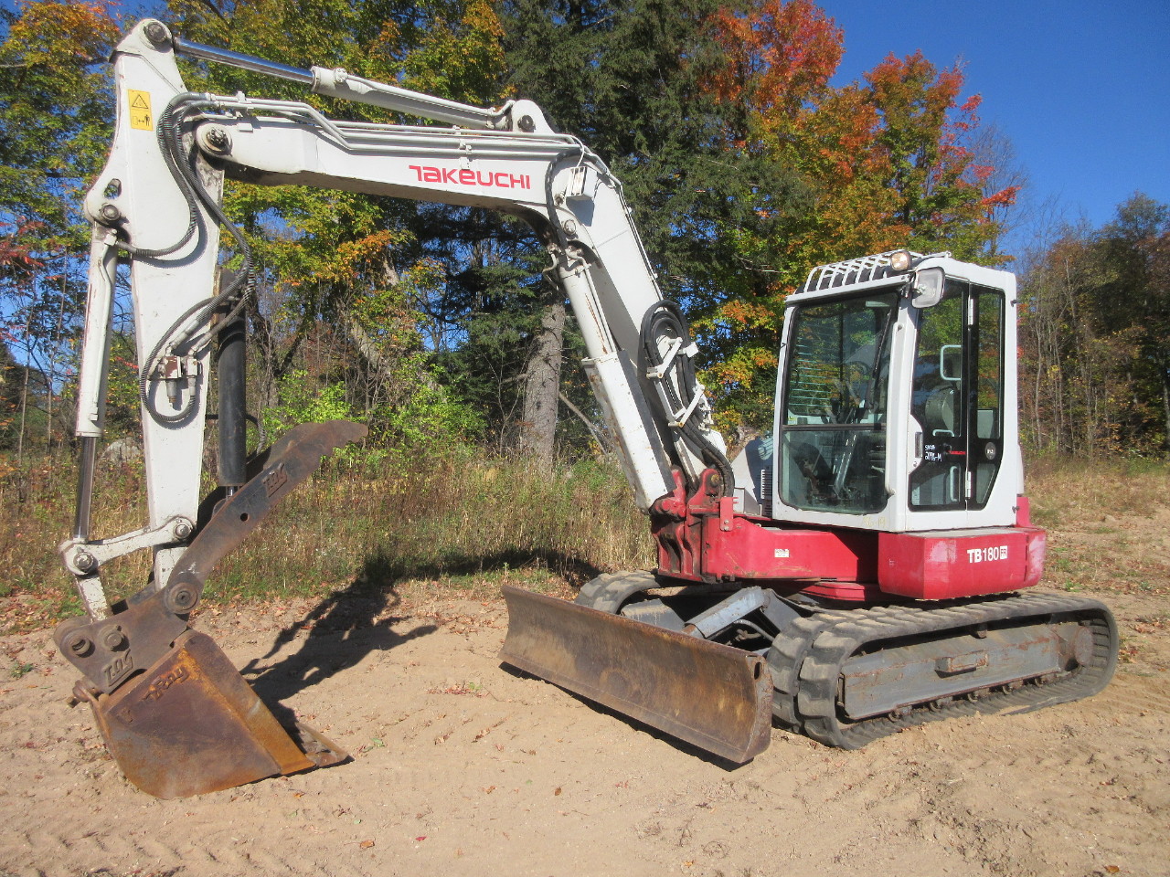 2013 TAKEUCHI TB180FR MINI EXCAVATOR FOR SALE #3807