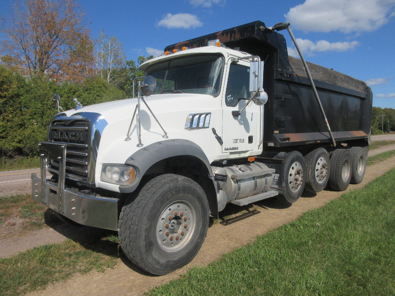 2007 MACK CTP713 (GRANITE) QUAD AXLE DUMP TRUCK FOR SALE #3815