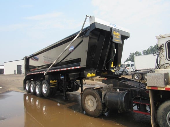2026 RHODES AR500 1/4"STEEL W/HI LIF END DUMP TRAILER FOR SALE #14780