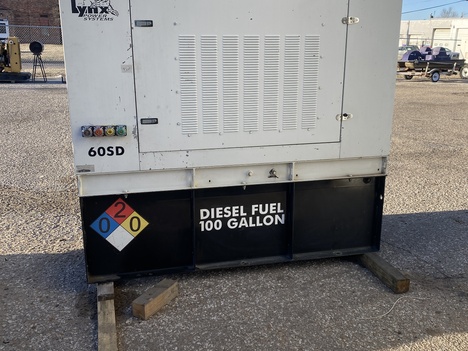 2008 LYNX 60SD DIESEL GENERATOR FOR SALE #1150