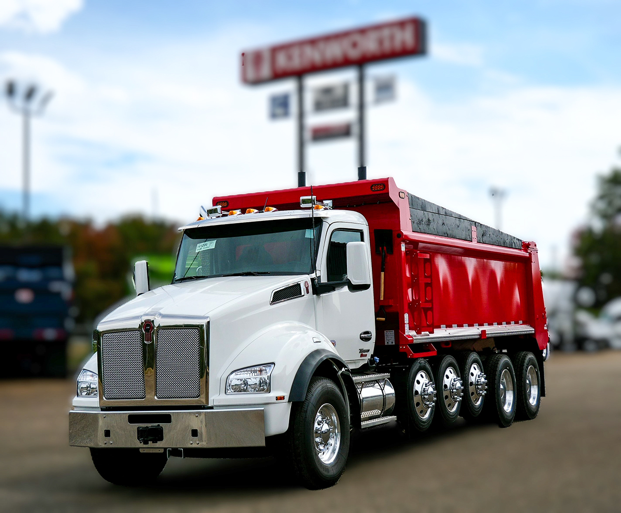 2025 KENWORTH T880 6 AXLE DUMP TRUCK FOR SALE #1328