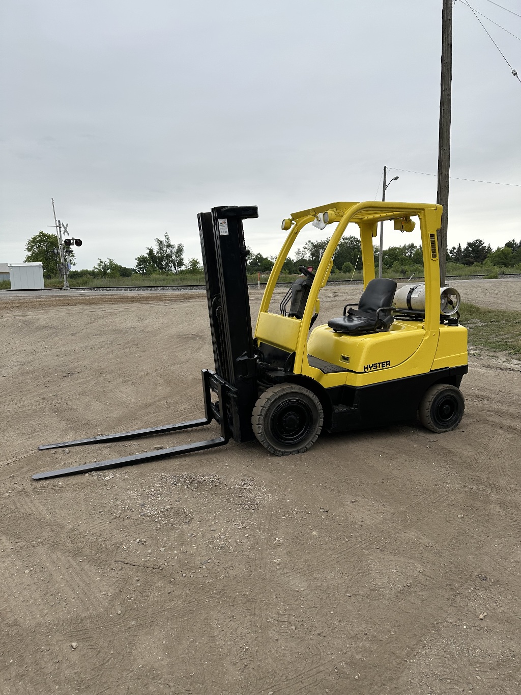 HYSTER H50FT MAST FORKLIFT FOR SALE #2432