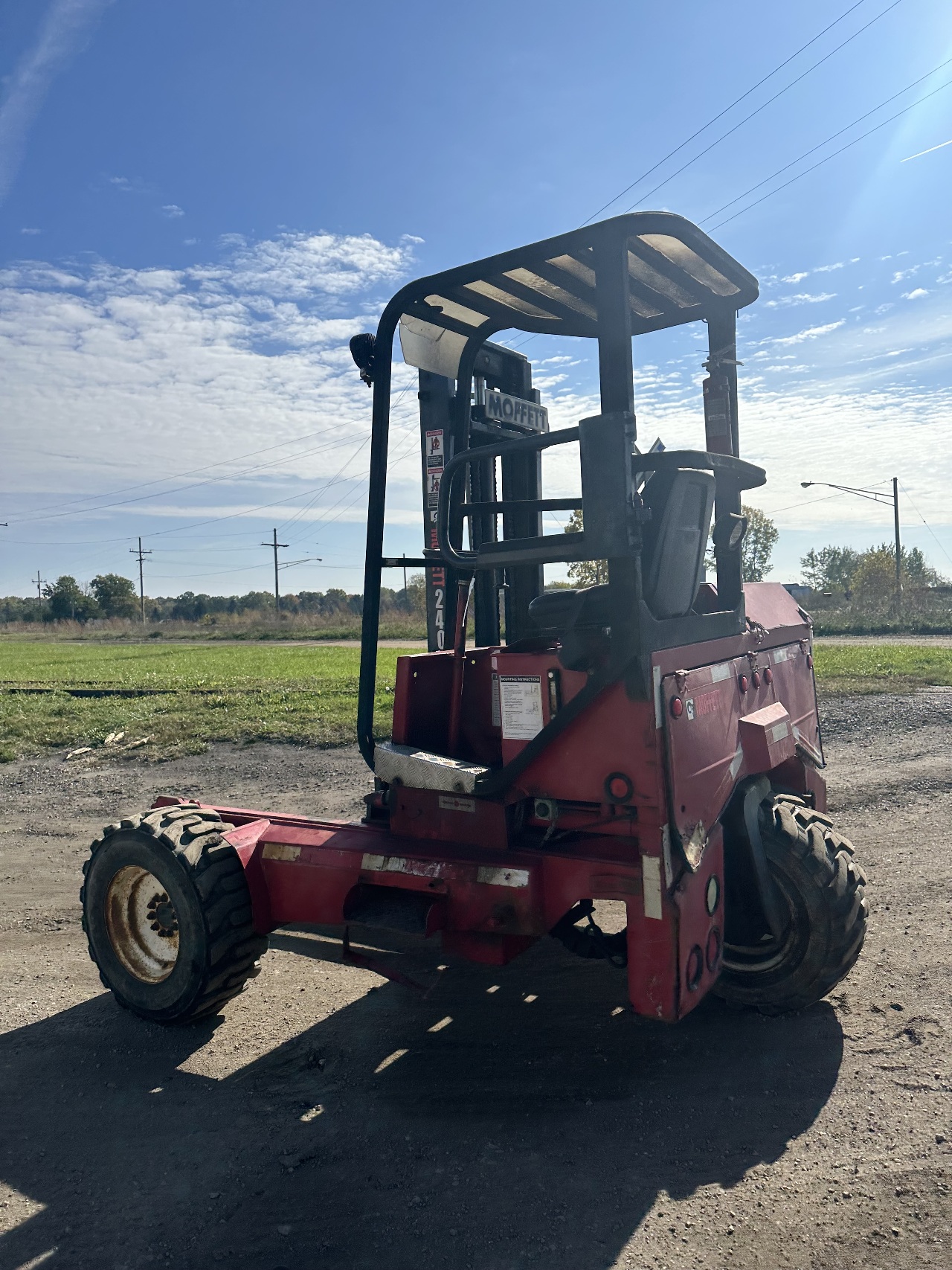 MOFFETT M8000W MAST FORKLIFT FOR SALE #2605