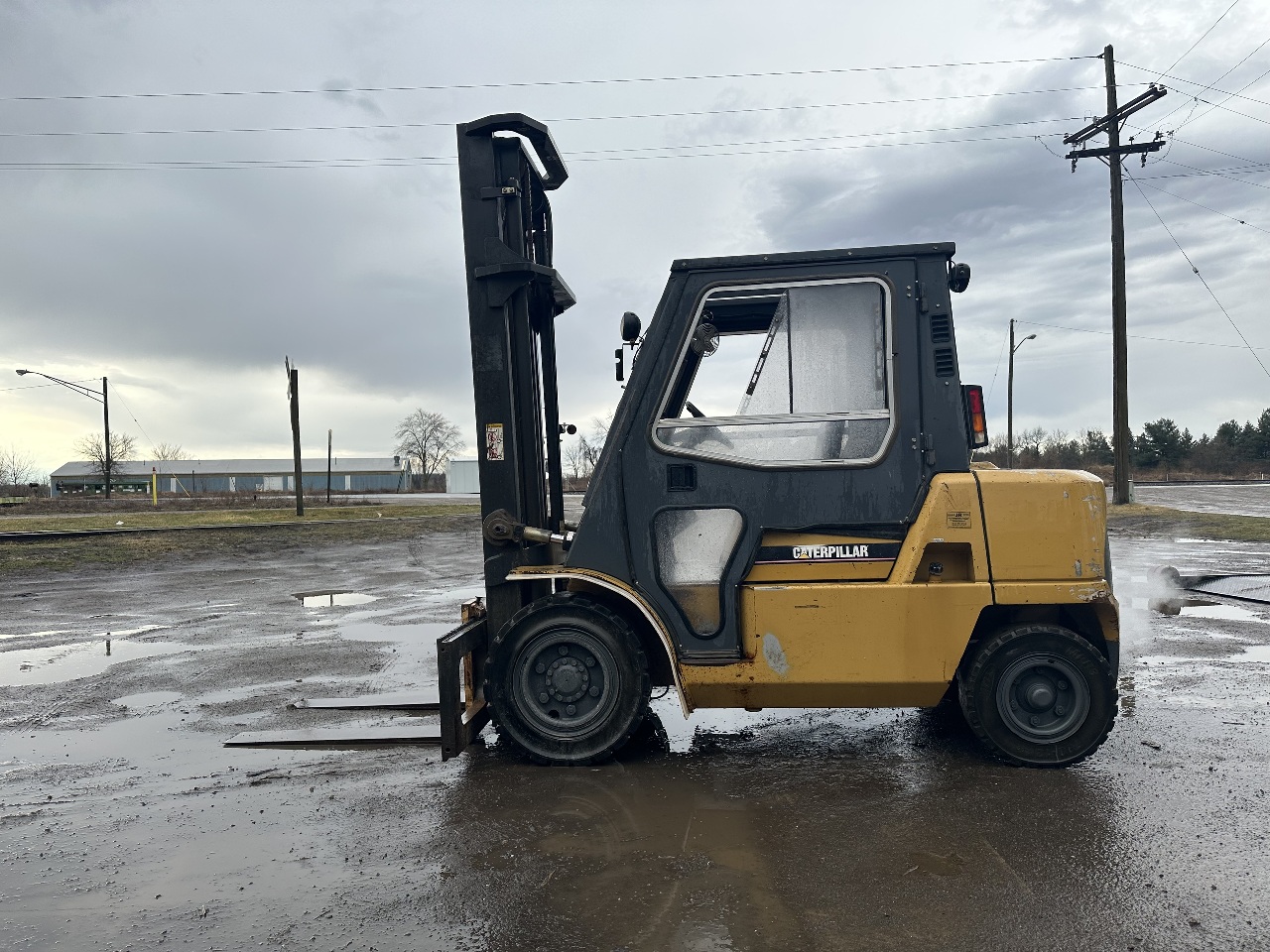 CAT GP40K MAST FORKLIFT FOR SALE #2770