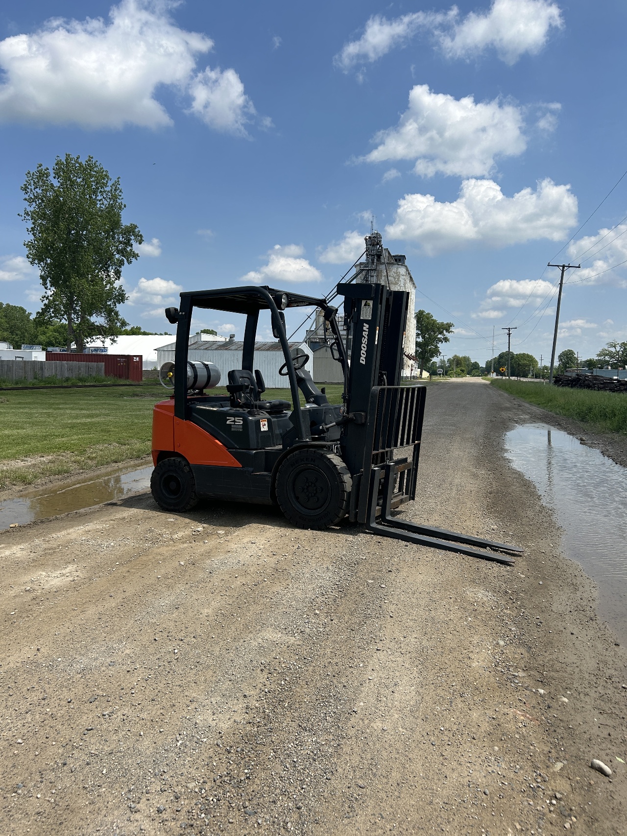 DOOSAN G25N-7 MAST FORKLIFT FOR SALE #2881
