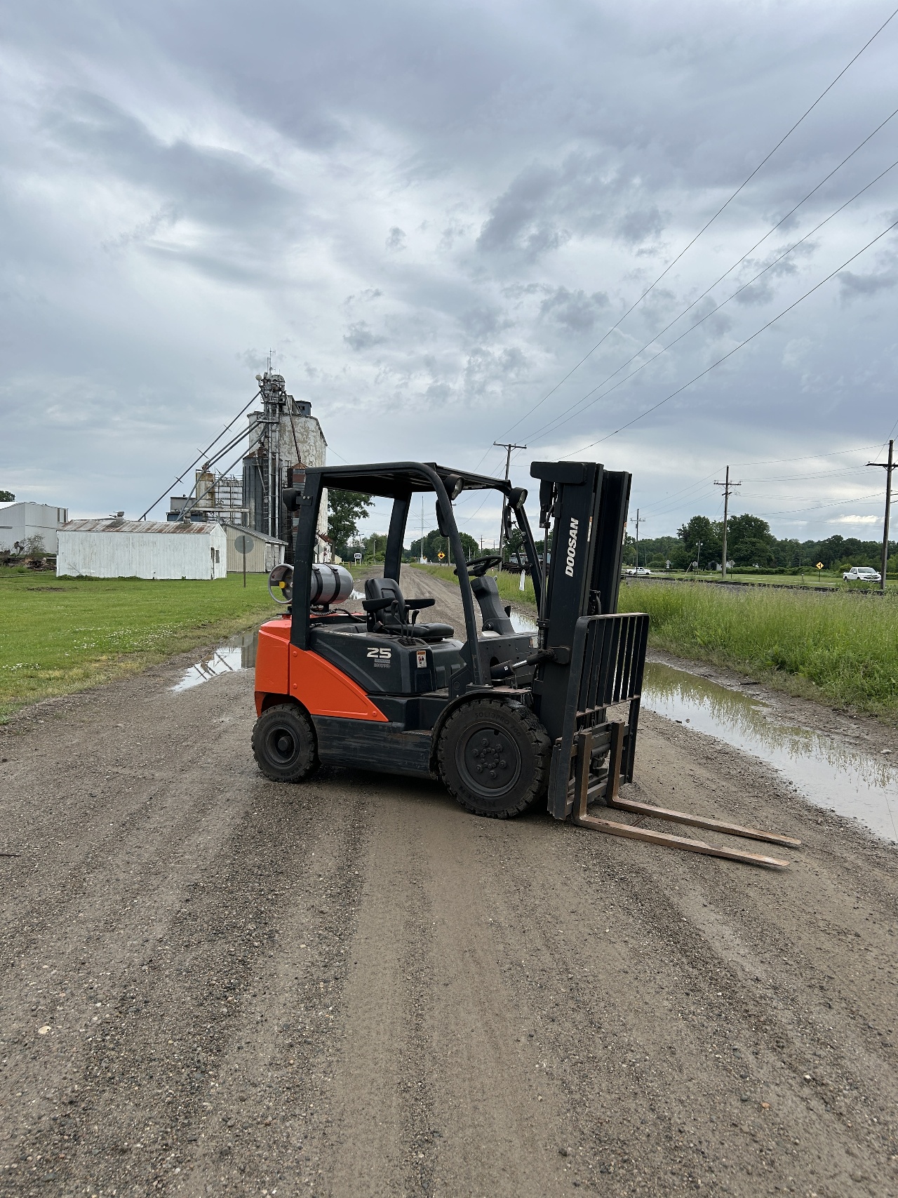 DOOSAN G25N-7 MAST FORKLIFT FOR SALE #2882