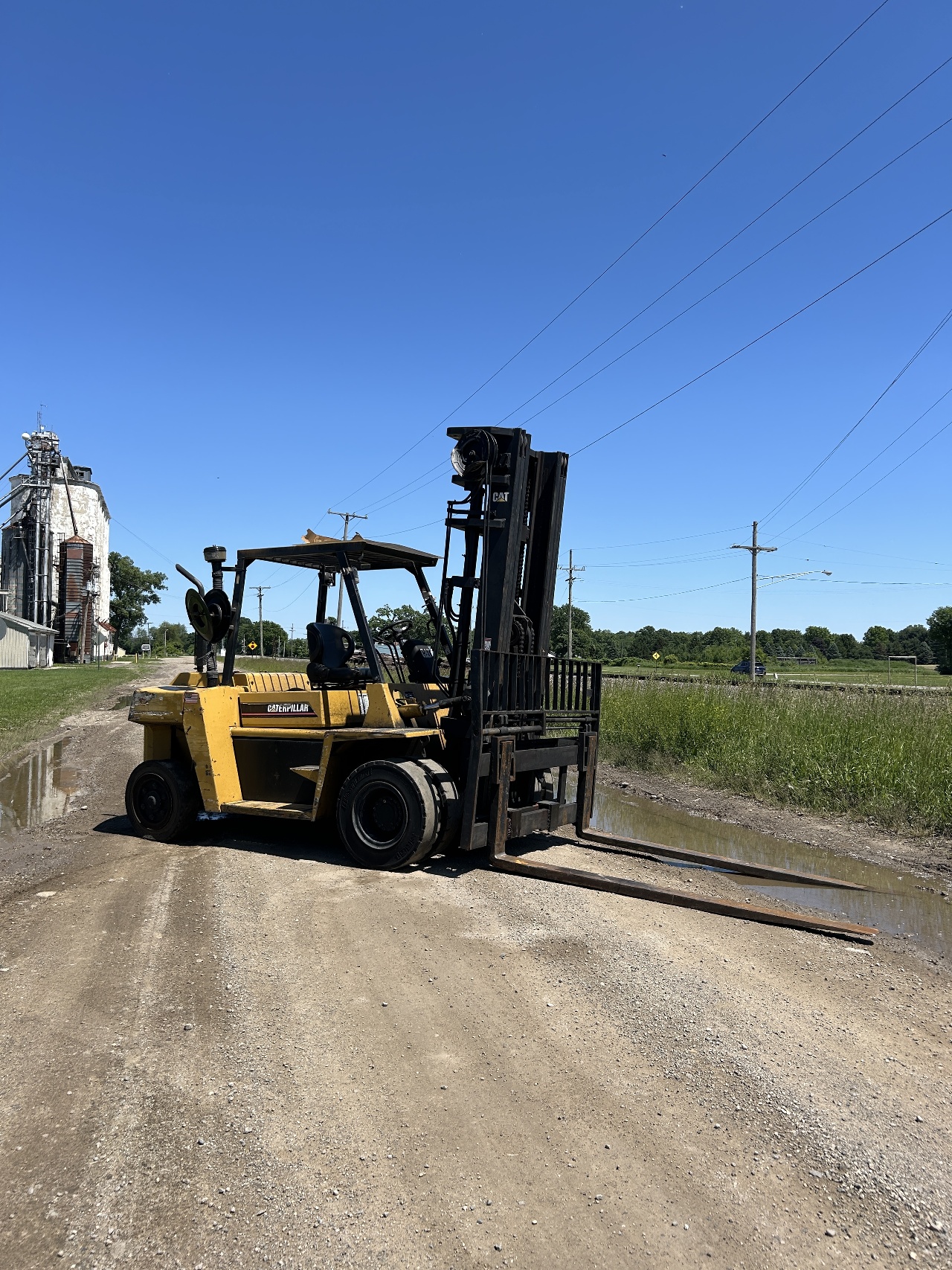 CAT DP70 MAST FORKLIFT FOR SALE #2904