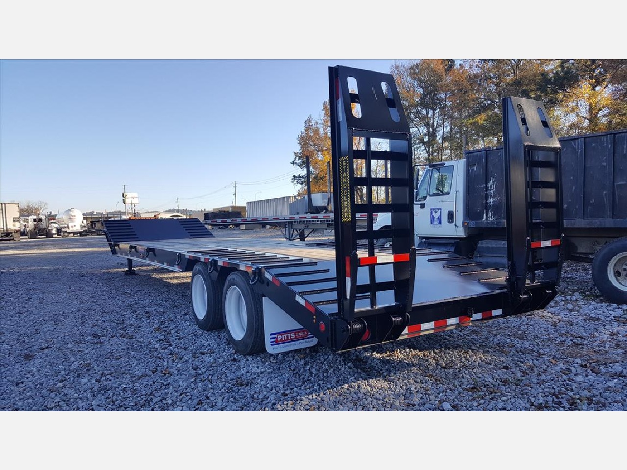 2024 PITTS 35 TON LOWBOY TRAILER FOR SALE #3289